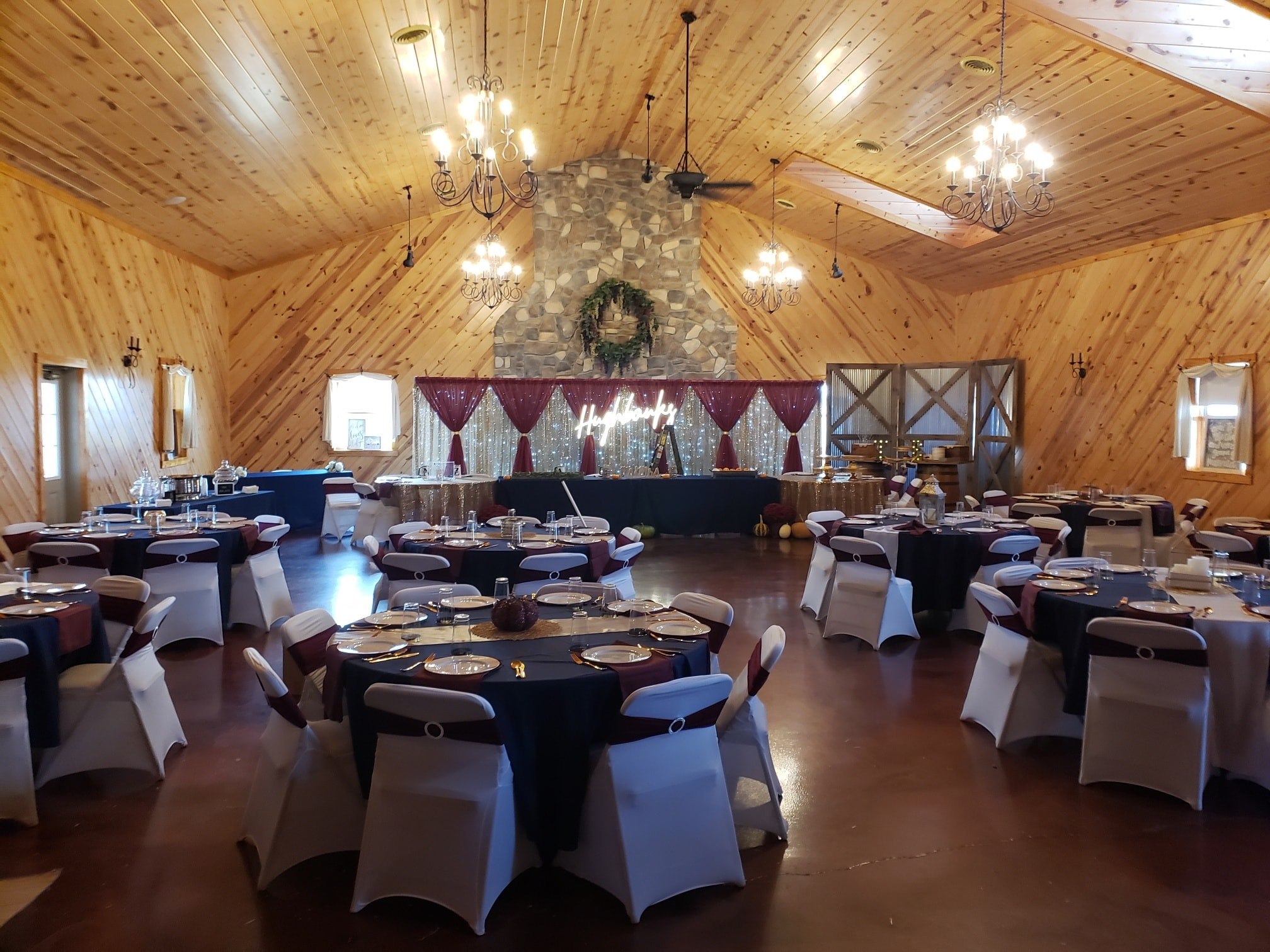 Wedding Pictures/Setups – Castle Finn Winery